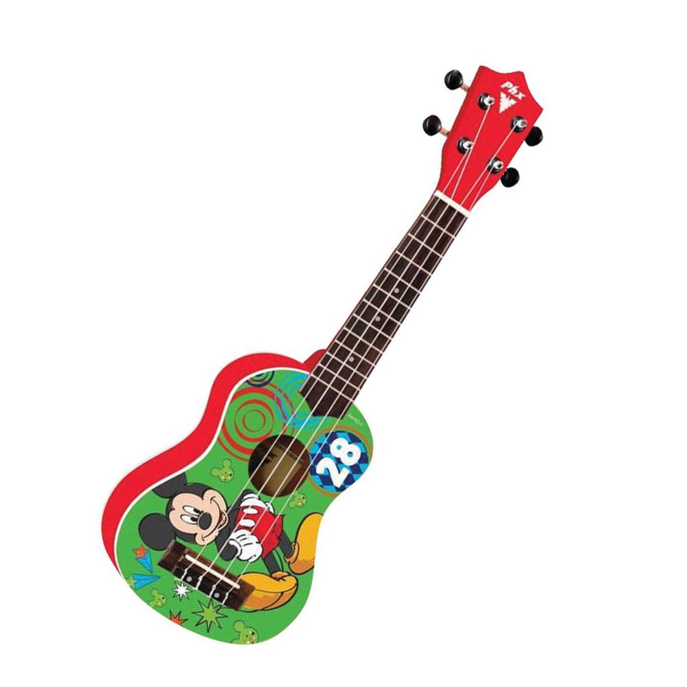 Ukulele Soprano Phoenix Mickey Mouse - Verde - INTERMEZZO