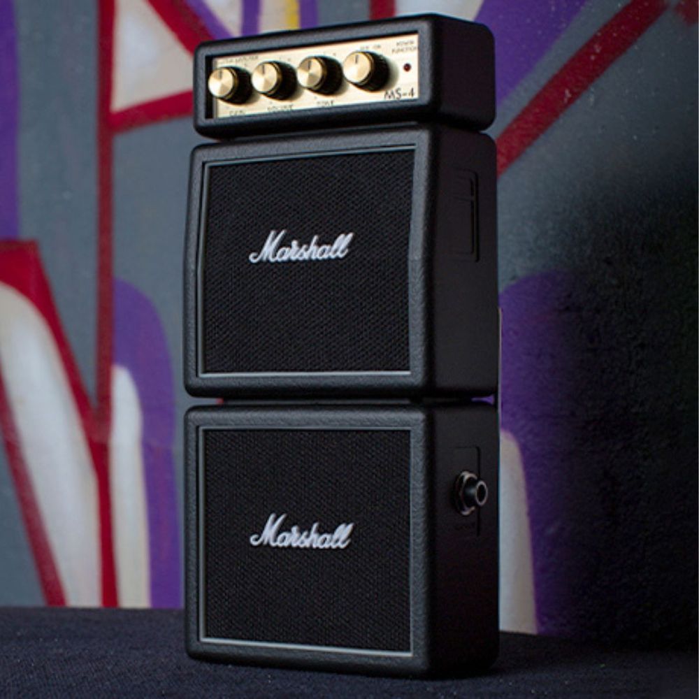 Mini Amplificador Marshall MS 4 Black - INTERMEZZO