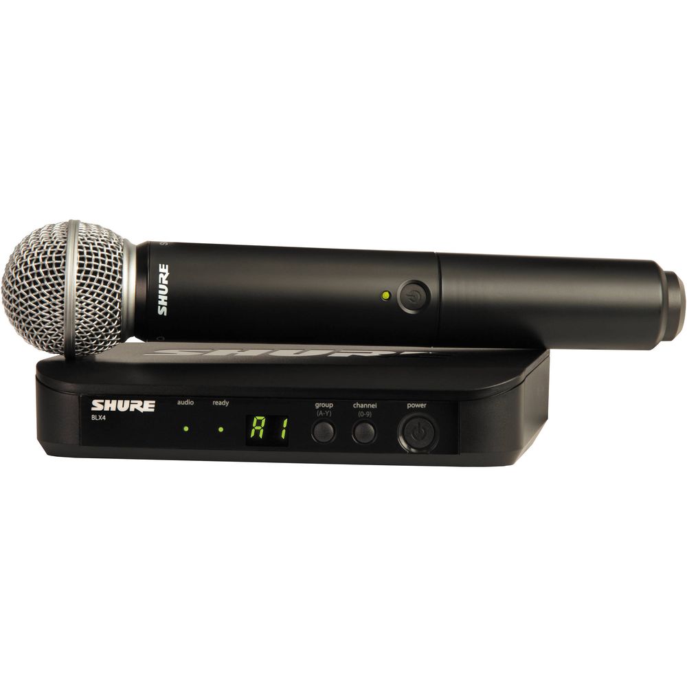 Sistema Sem Fio Shure BLX24BR com Microfone SM58 - INTERMEZZO